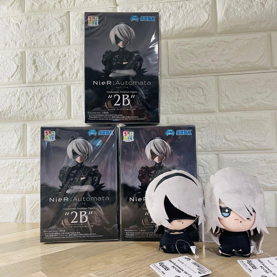 【新品未開封】ニーア オートマタ 2B フィギュア ＆ ちびぐるみ 5点セット