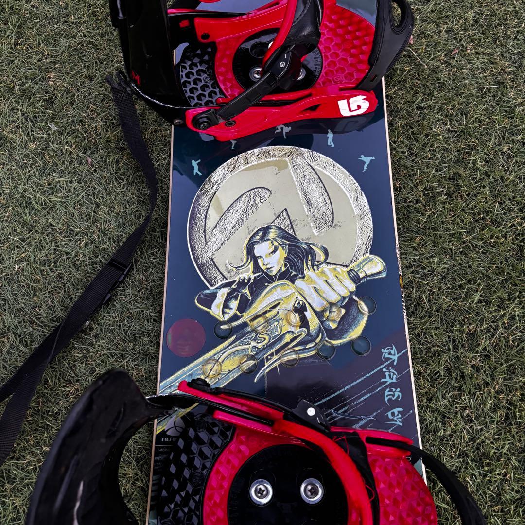 定番 BURTON CUSTOM 151 ビンディング付 即使用可