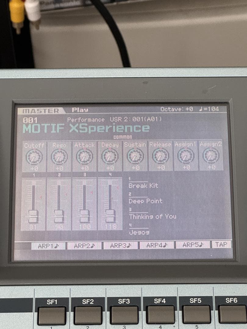 動作確認済 YAMAHA MOTIF XS7 76鍵 純正ケース・ペダル・取説付