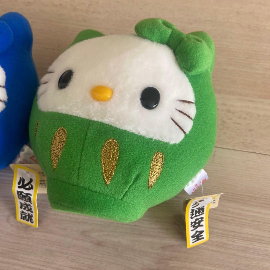 サンリオ　だるまキティ エイコー非売品平成レトロ 正月縁起物レア飾りお守り