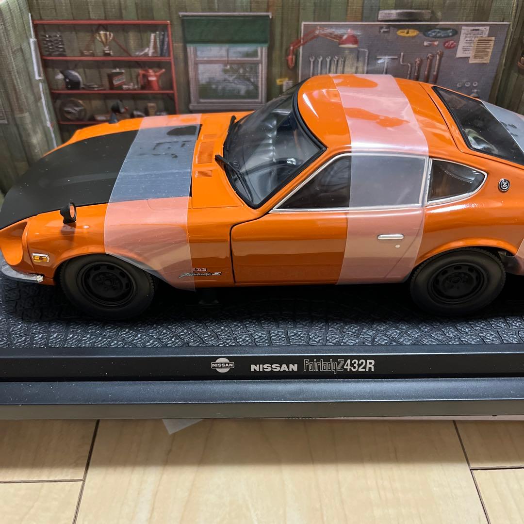 【送料込】KYOSHO 1:18 ダットサン240Z オレンジ