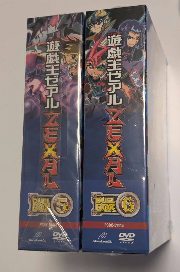 未開封 遊戯王ZEXAL DVD DUEL BOX 5 6
