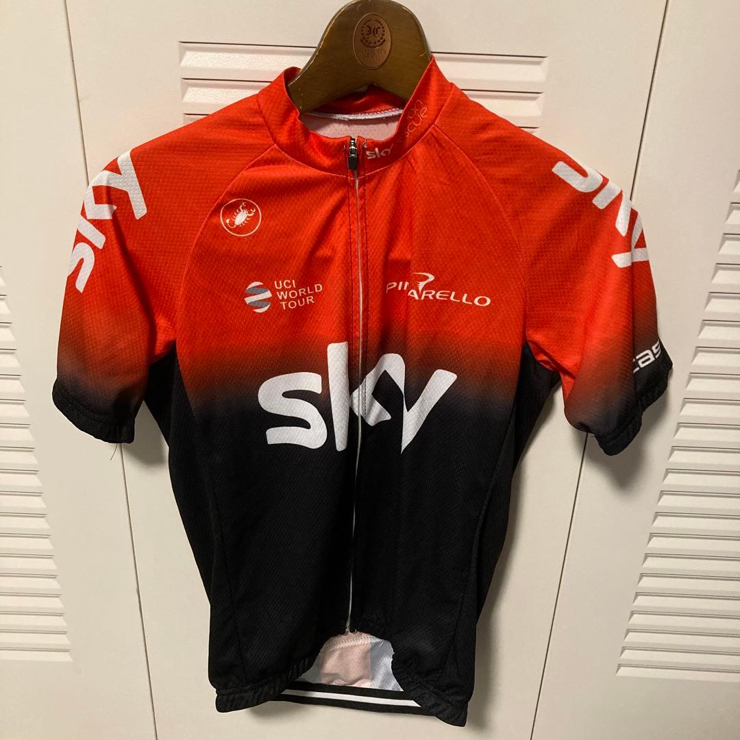 【美品】ピナレロPinarelloTeam Sky サイクルジャージセットアップ