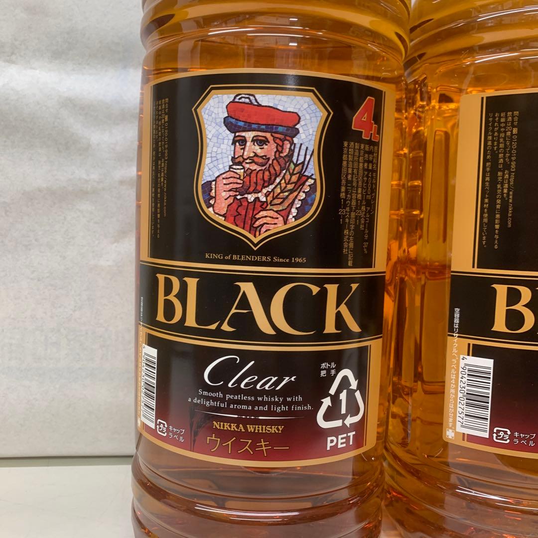 NIKKA BLACK Clear ウイスキー 4L 2本