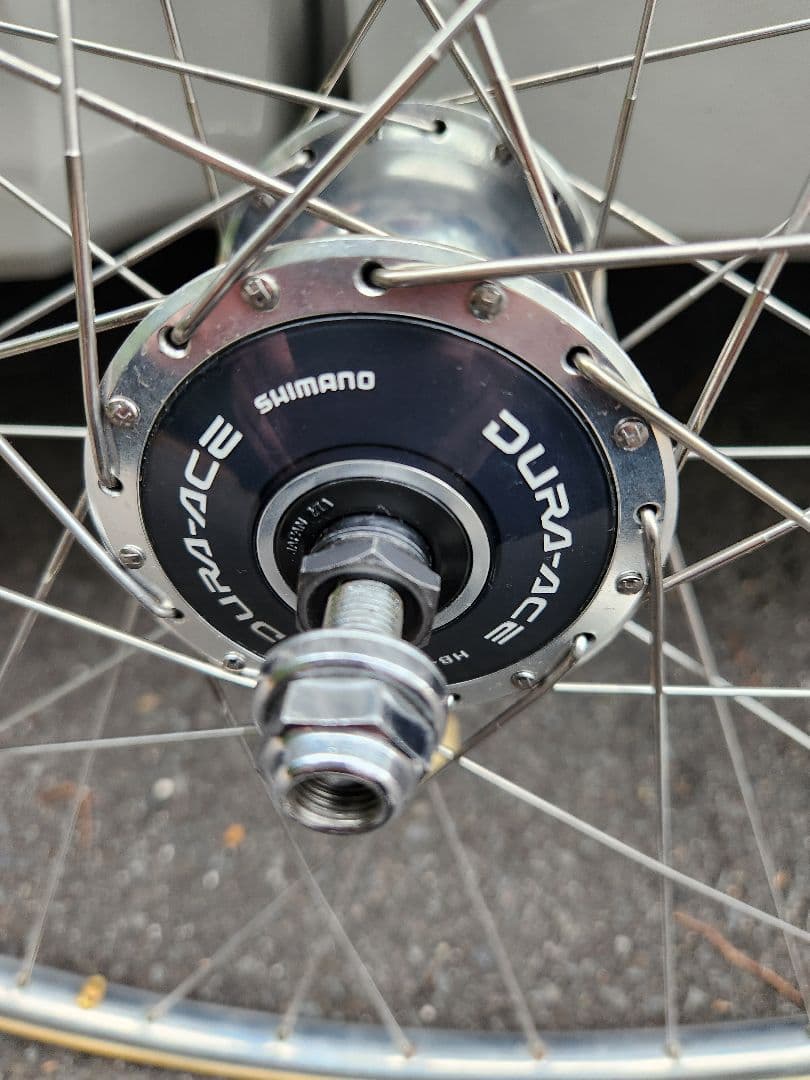 Dura-Ace ARAYAGOLD 完組ホイール 前後セット競輪 NJS認定