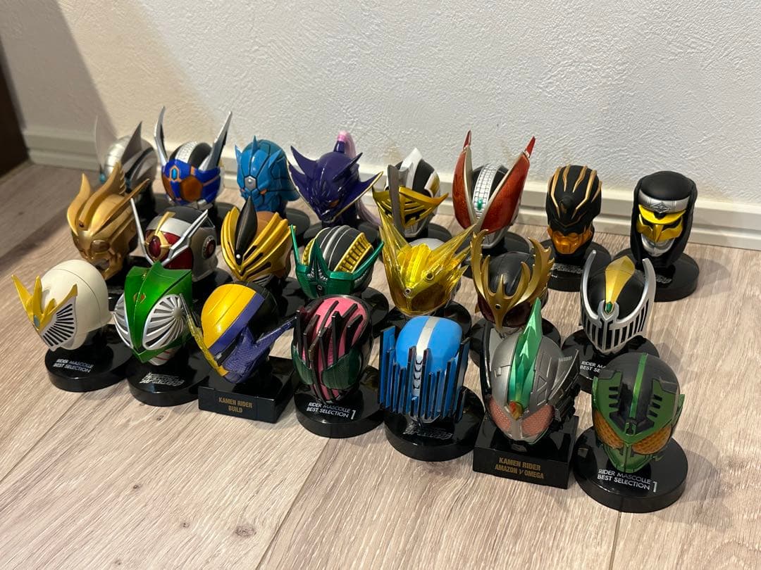 仮面ライダー マスクコレクション22体セット