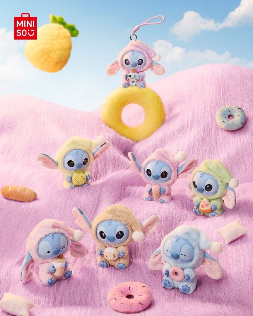 MINISO ディズニー ぬいぐるみ アソートボックス STITCH 2セット