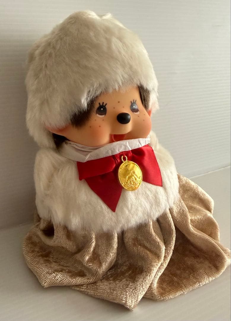 モンチッチFurMonchhichi CharmMascotBeige 未使用品
