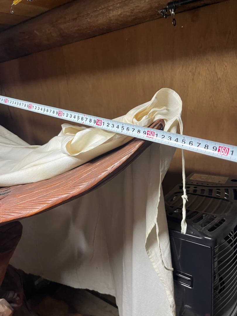 木製鷲の彫刻一刀彫　置物 大