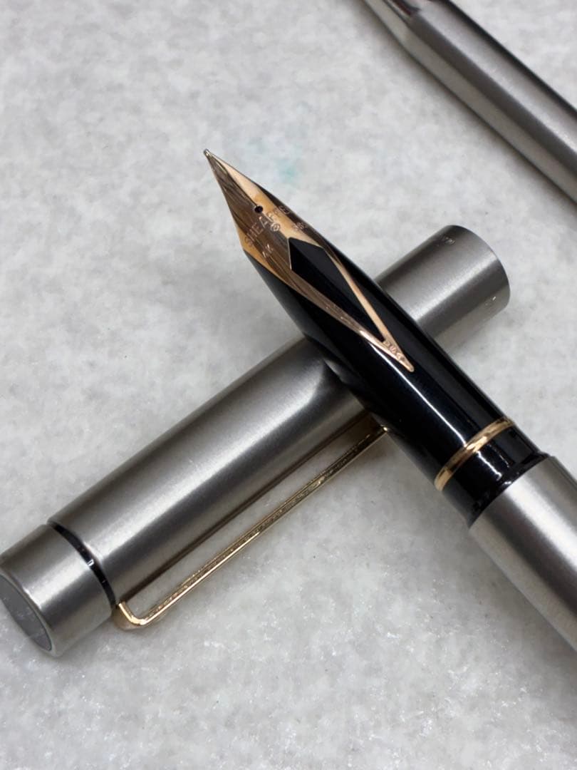 美品 SHEAFFER TARGA 万年筆 シェーファー 14K 585 F