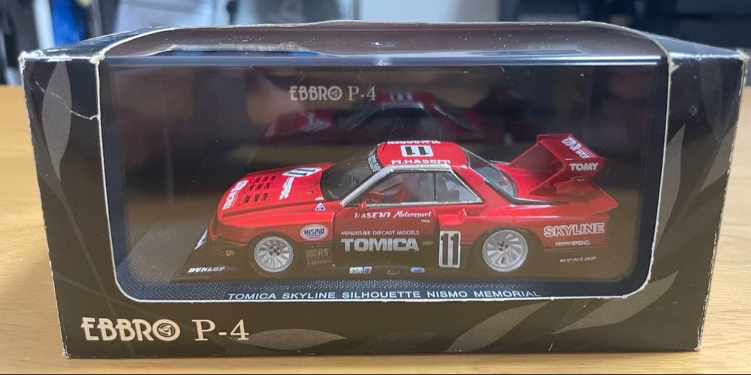 エブロ P-4 1/43 日産 トミカ スカイライン シルエット R30 鉄仮面