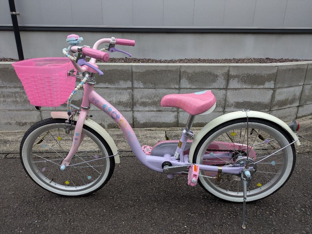 アイデス プリンセス ディズニー 自転車 18インチ 子供 女の子 各務原引取り