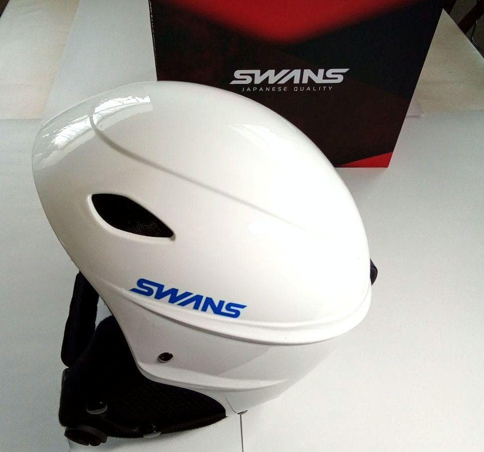 新品未使用/SWANS 男女兼用スキー・スノボヘルメット 自転車・災害時にも/M