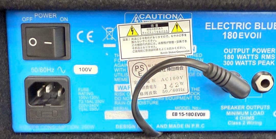 【動作良好】Ashdown EVOⅡ ELECTRO BLUE 180
