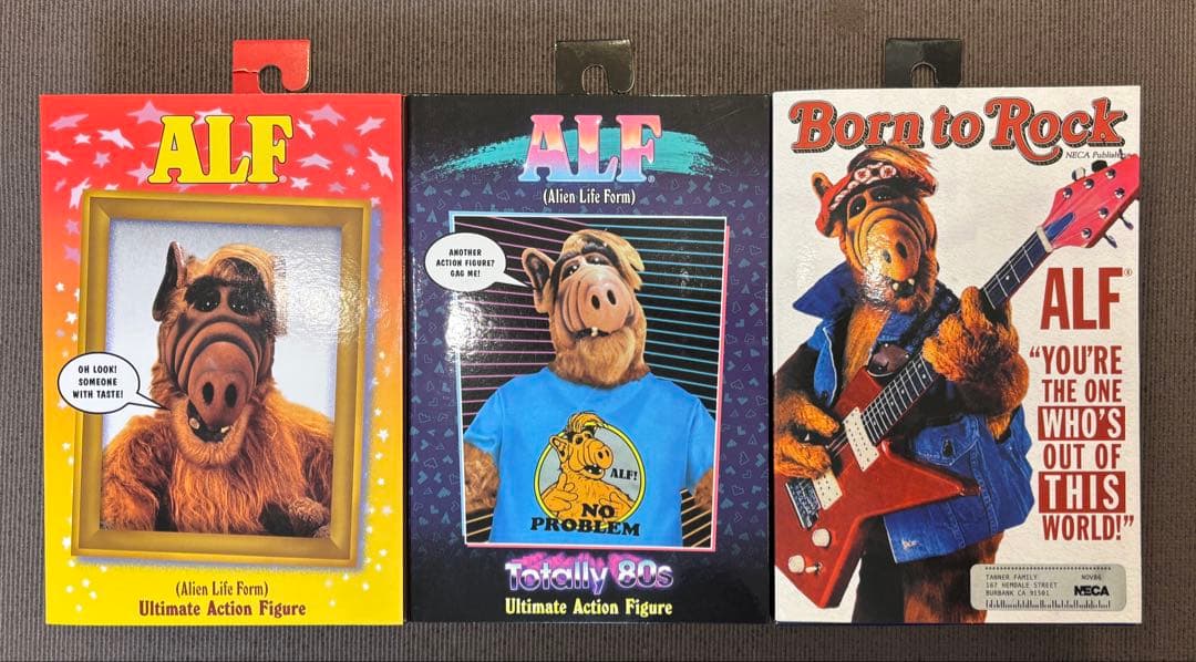 ALF アルティメット アクションフィギュア ネカ 3点セット