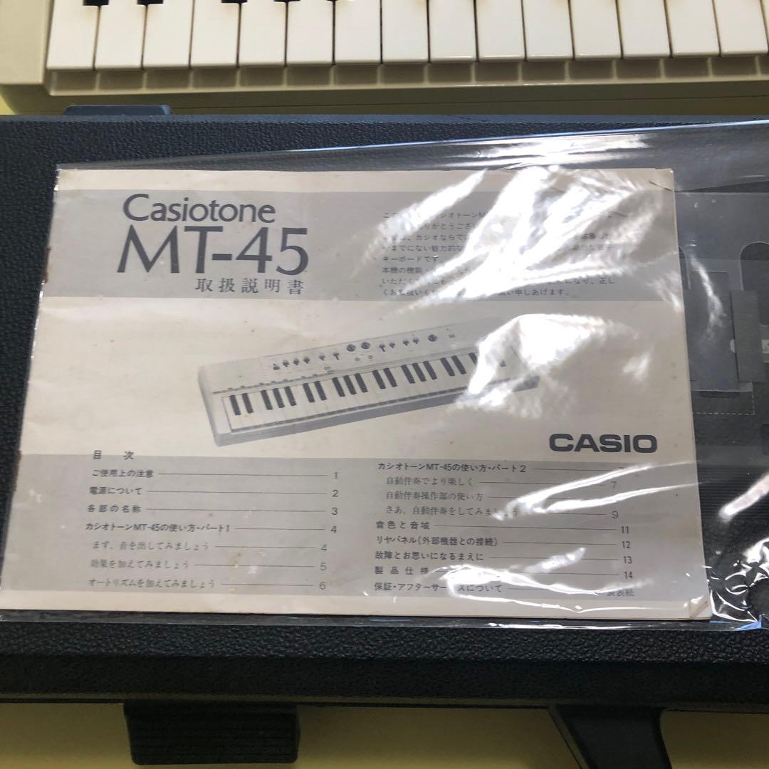 鍵盤楽器 Casiotone/MT-45