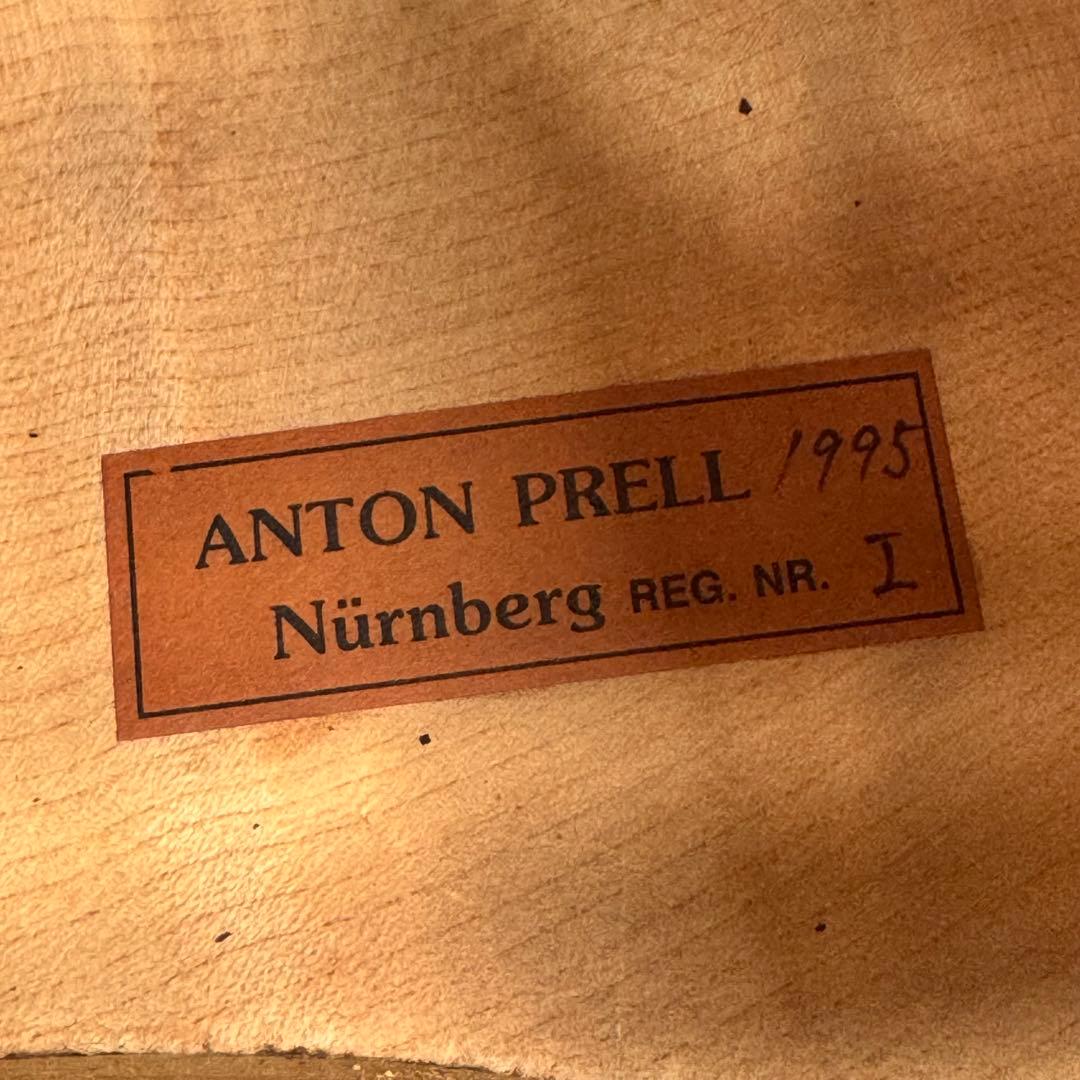 弦楽器 ANTON PRELL Nurnberg REG. NR. I 1995 4/4