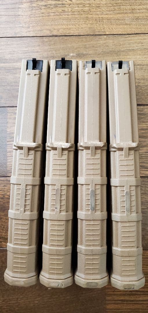 実物 MAGPUL PMAG Gen3 トレポン 加工品 4本セット FDE