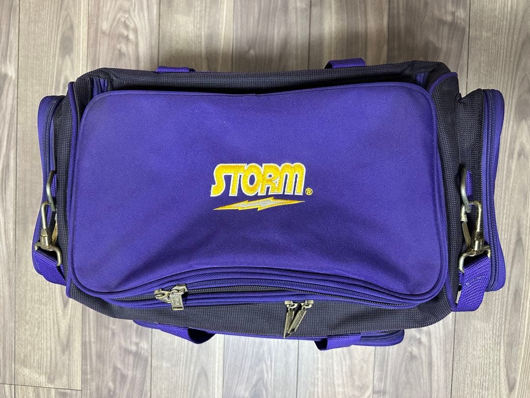 STORM ボウリング キャリーバッグ ボール2個用 コロコロ付き＋靴+小物