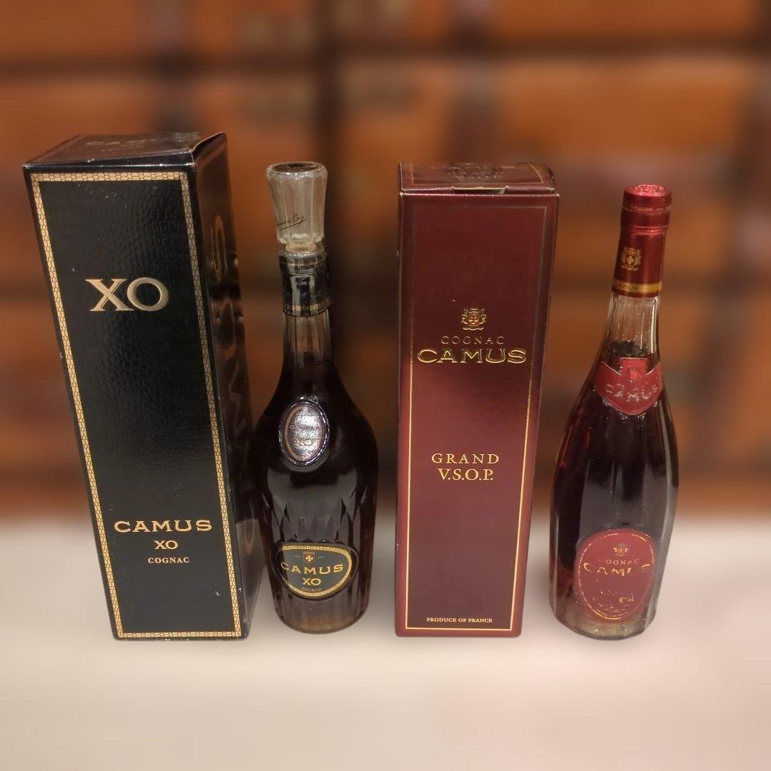 未開封 CAMUS XO GRAND VSOP COGNAC 2本 ブランデー