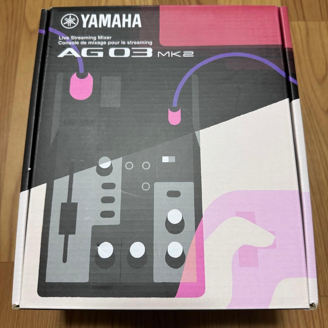 YAMAHA AG03 mk2 USBオーディオインターフェース【ブラック】