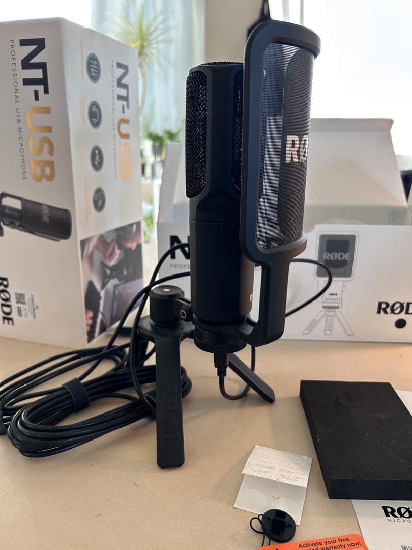 再値下げ！激安！USBマイク RODE NT-USB Pro-Mic