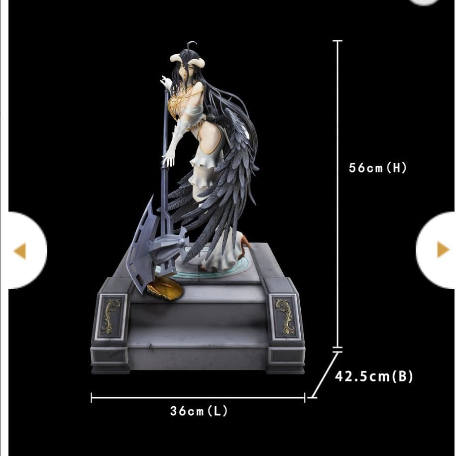 オーバーロード　Ⅳ　アルベド 1/4　オーバーロード　スケールスタチュー