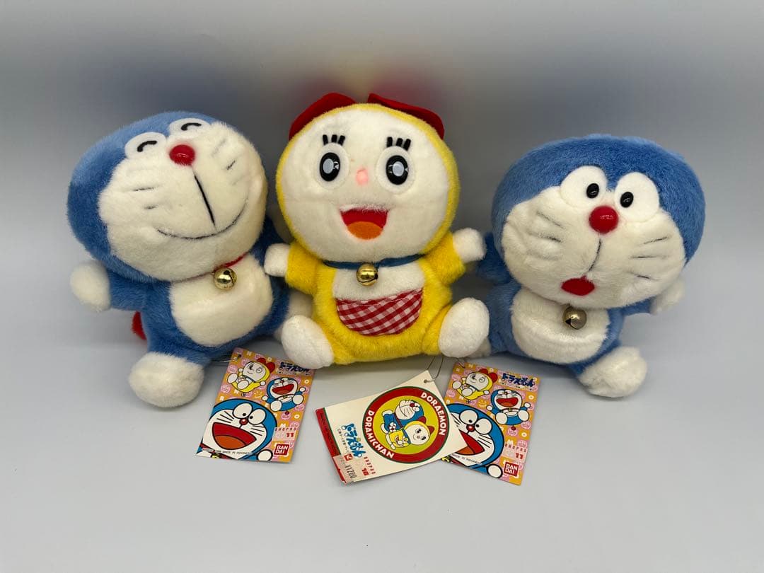 レトロ　ドラえもん ドラミちゃん ぬいぐるみ 1997年 バンダイ 当時物