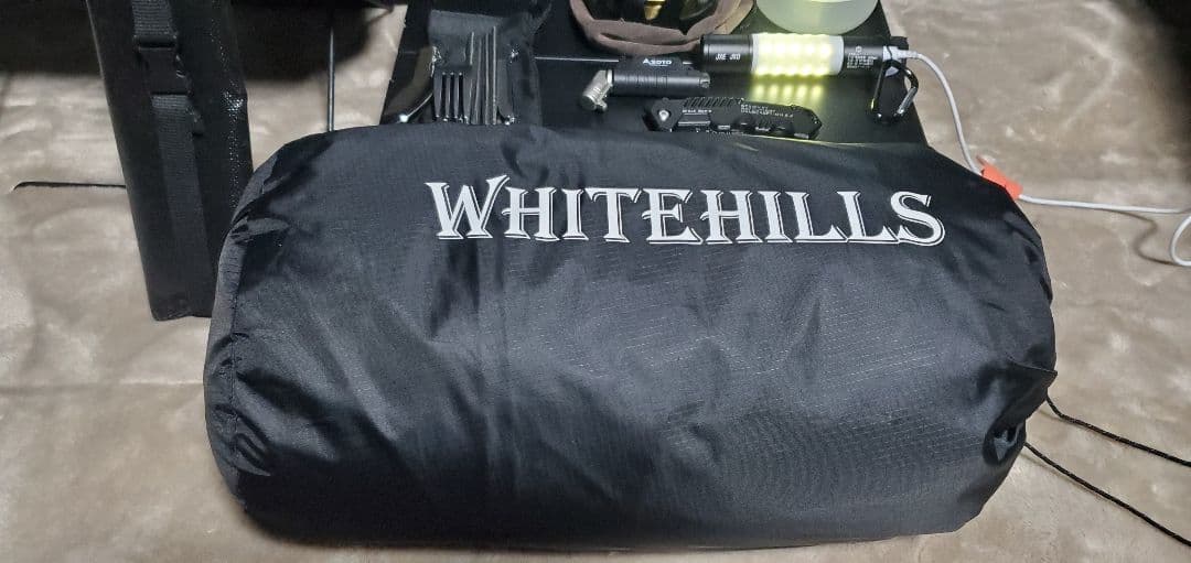 【特割】WHITEHILLS シェルターテントなどキャンプセット 黒