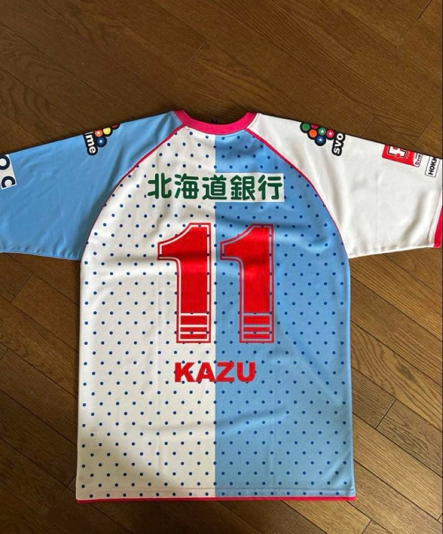 三浦知良選手 エスポラーダ北海道 ユニフォーム カズKAZU フットサルFリーグ