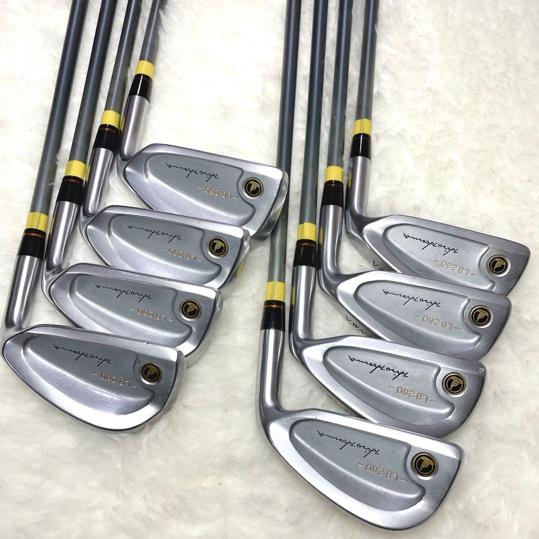 HONMA ホンマ LB280 アイアン 8本セット 黒モグラ