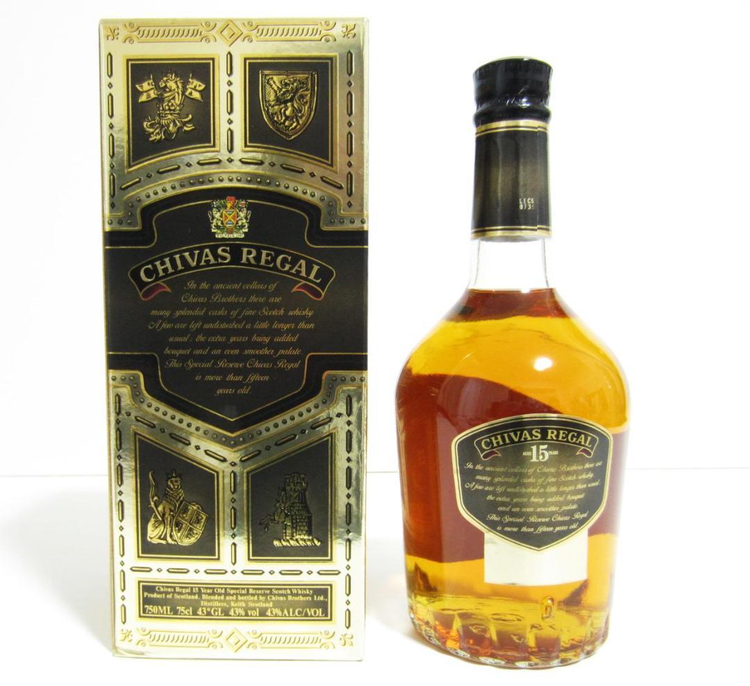 【29年前購入】CHIVAS REGAL 15年 スコッチウイスキー 750ml