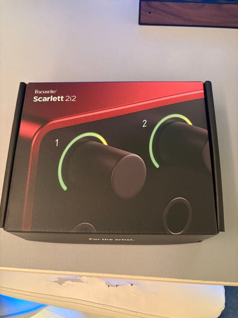 Focusrite Scarlett 2i2 gen4オーディオインターフェイス