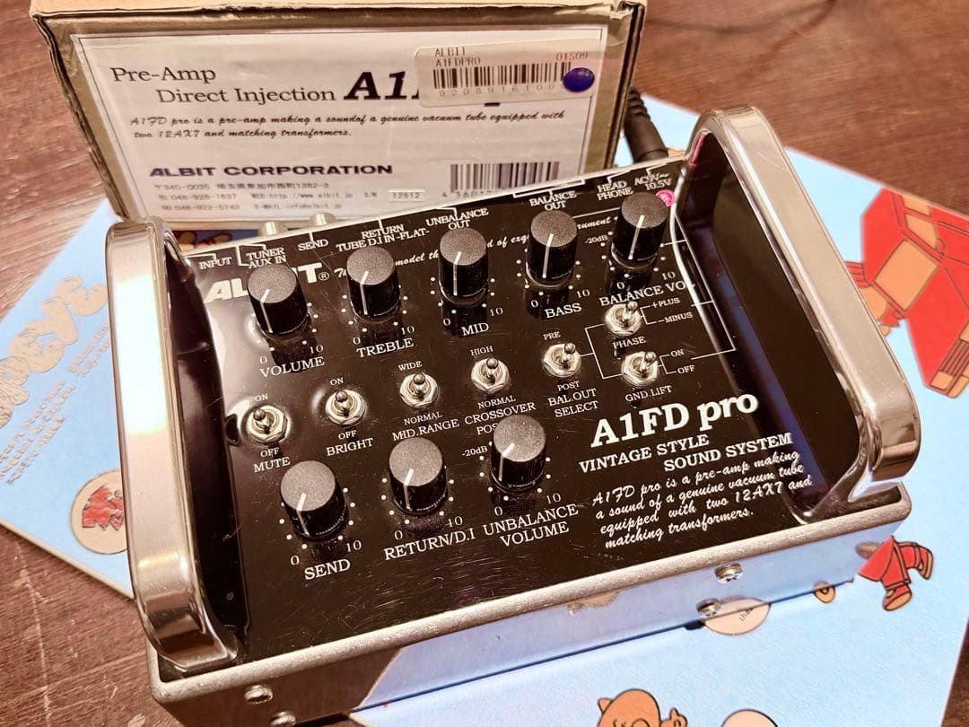 ALBIT (アルビット) A1FD pro ギター＆ベース用プリアンプ DI