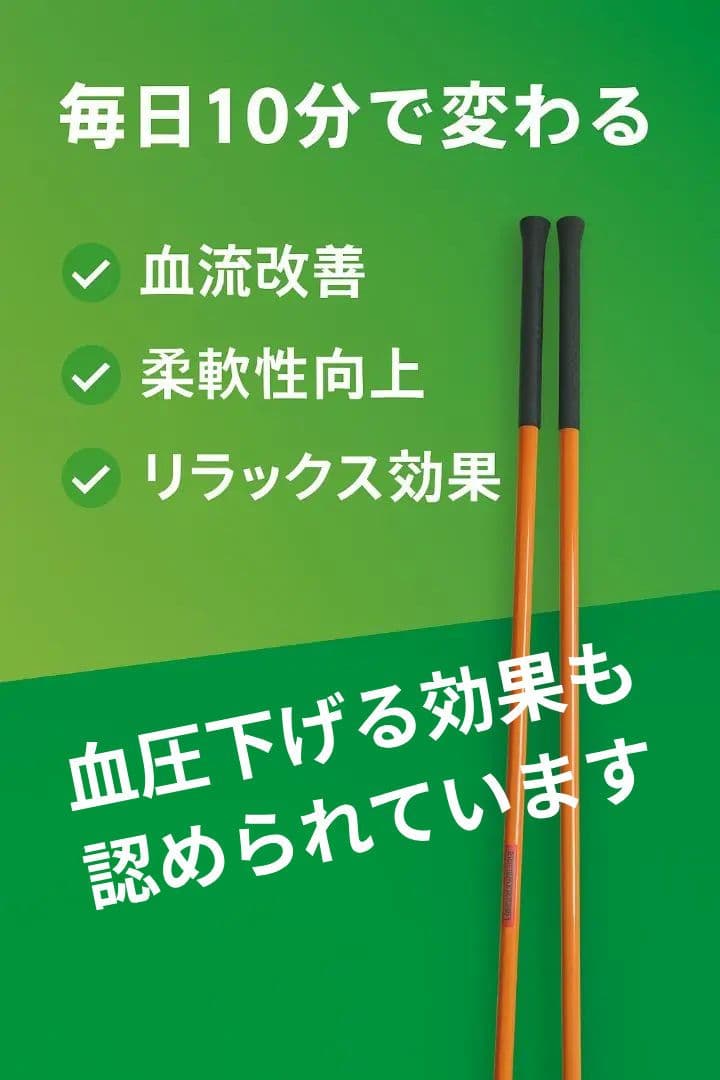 スティックモビリティ 215cm 7ft 2本セット ストレッチ トレーニング