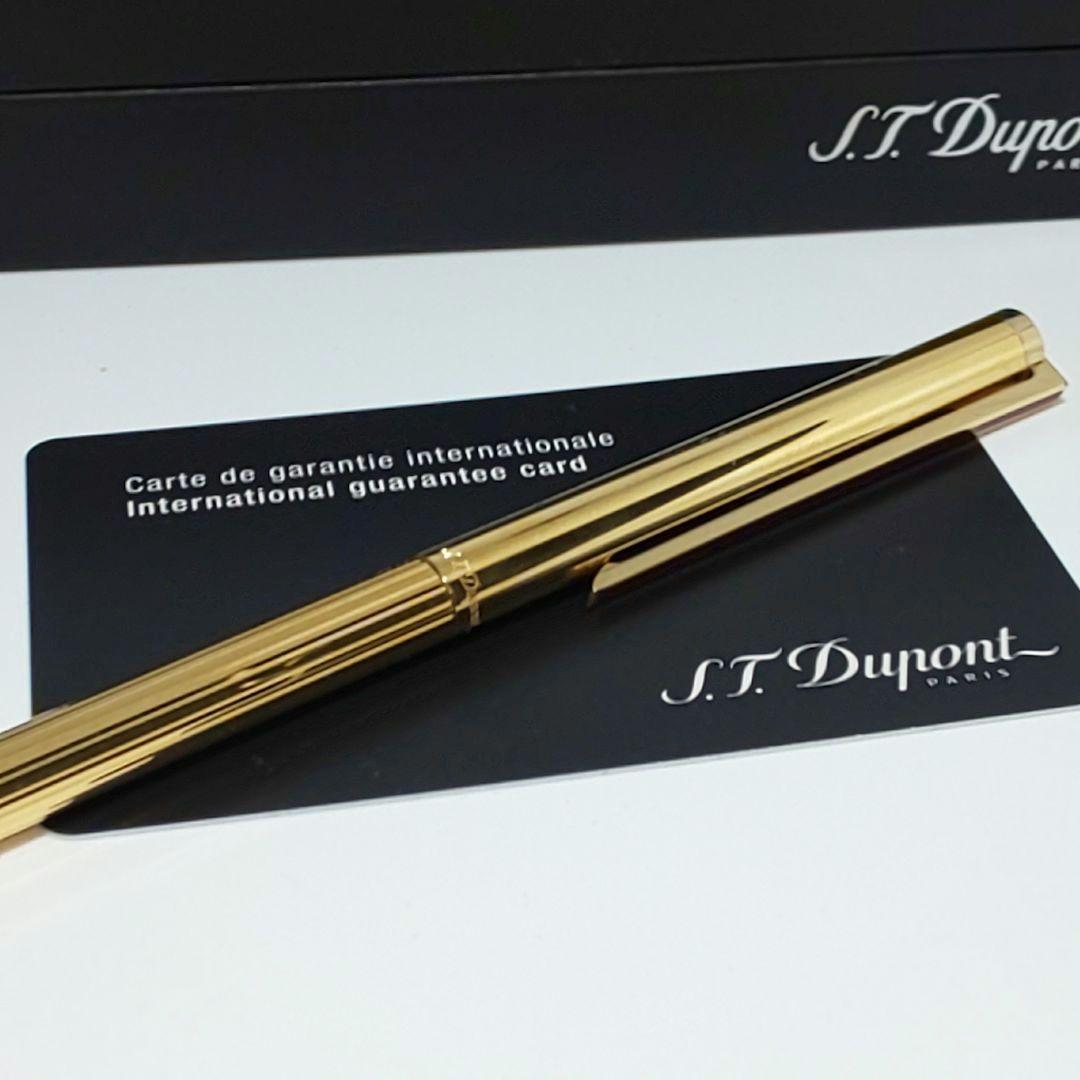 【未使用】S.T.Dupont デュポン ボールペン&シャープペン ゴールド
