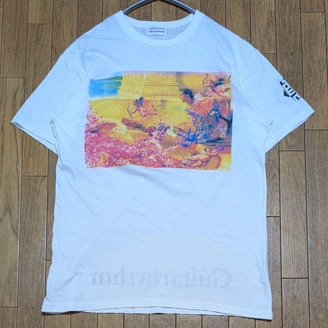 90s　布袋寅泰　Ｔシャツ 半袖Ｔシャツ　GUITARHYTHMⅡ　ホワイト