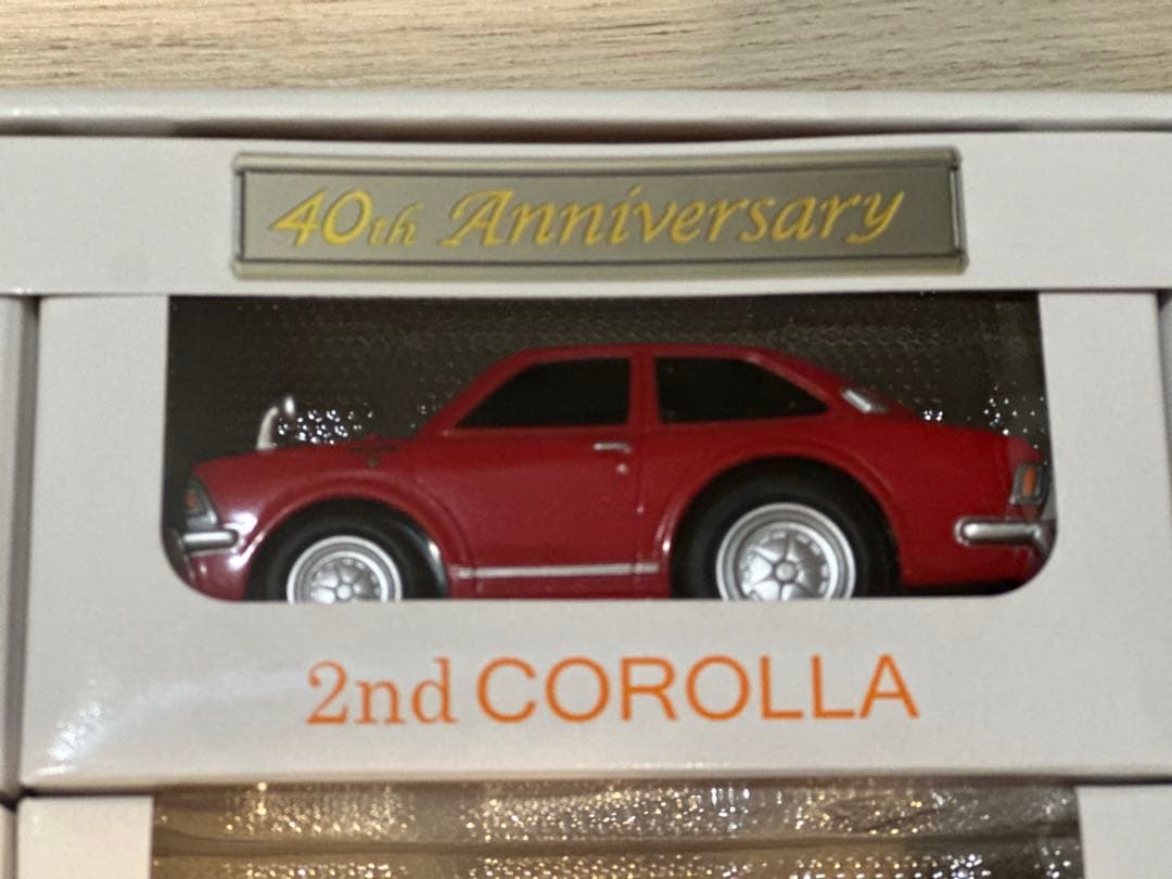 COROLLA 40th Anniversary ミニカーセット