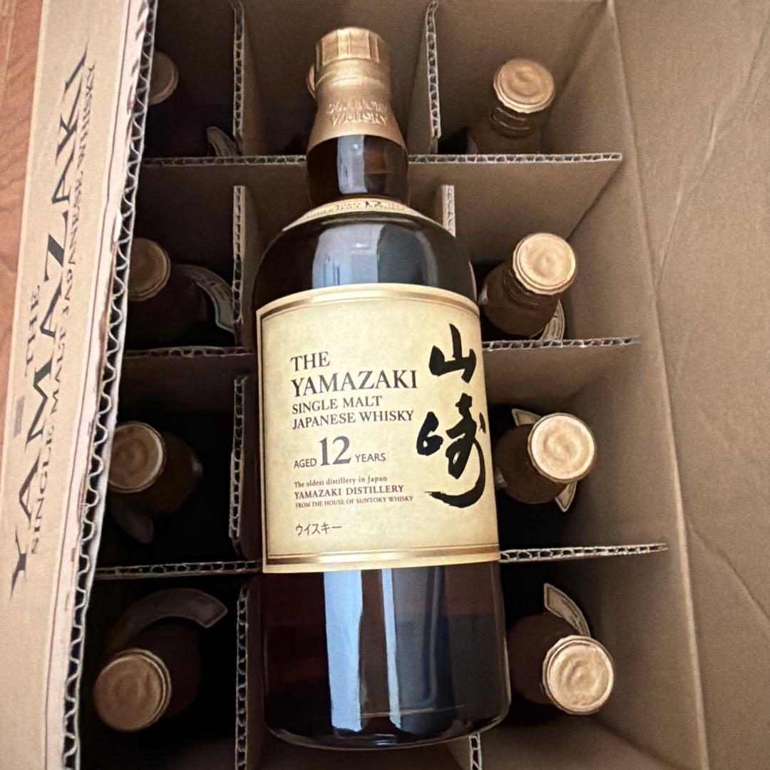 山崎12年700ml 10本入箱付き