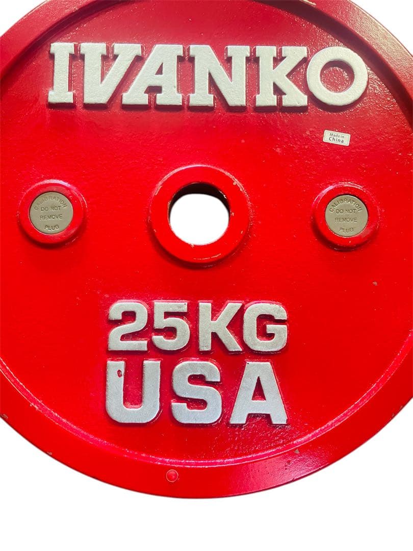 IVANKO バーベルプレート 25kg 2枚