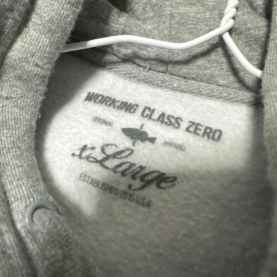 WORKING CLASS ZERO グレー XL パーカーDRT