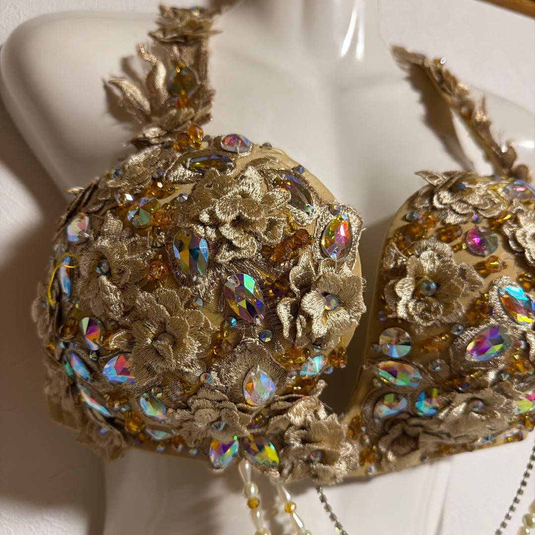 ベリーダンス用ゴールドセットアップ UAE Arabia style