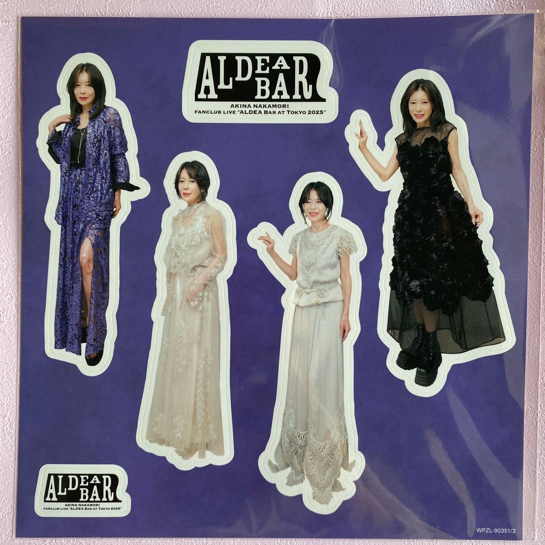 中森明菜 ALDEA Bar アクリルスタンド、ステッカー　3点セット