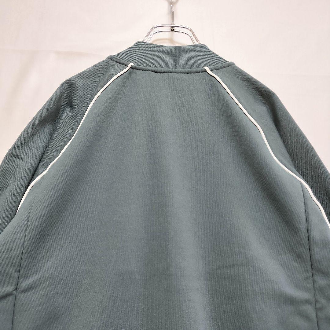 ★希少　アディダス　ジャージ　トラックジャケット　刺繍ロゴ　グレー　XL