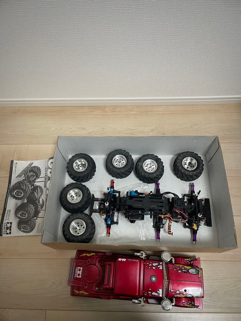 ラジコンTamiya Konghead 6x6 RCトラック 6WD 完成品