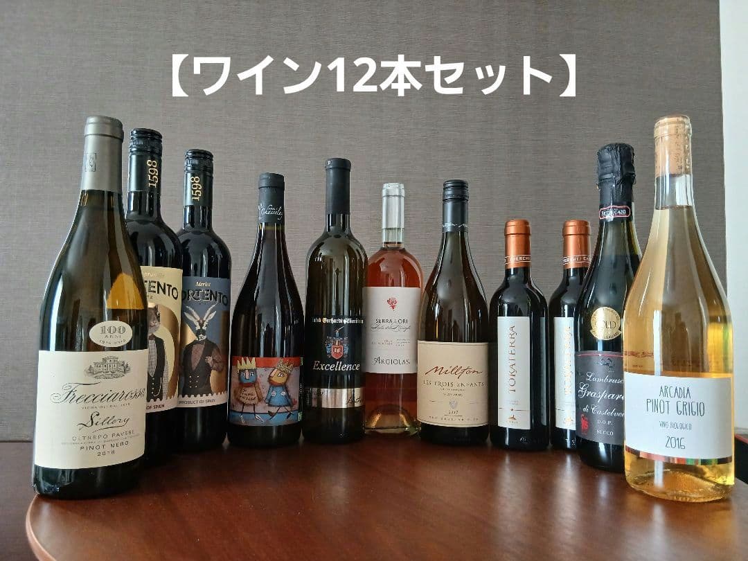 【送料込】ワイン12本セット