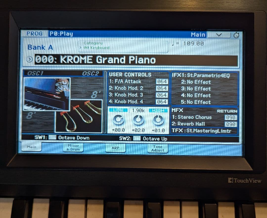 鍵盤楽器 KORG KROME61