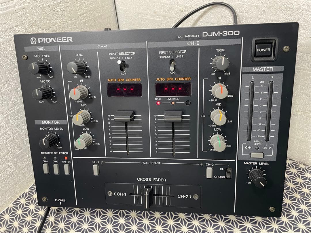 pioneer dj パイオニア　DJM-300 ブラック　フェーダーメンテナン