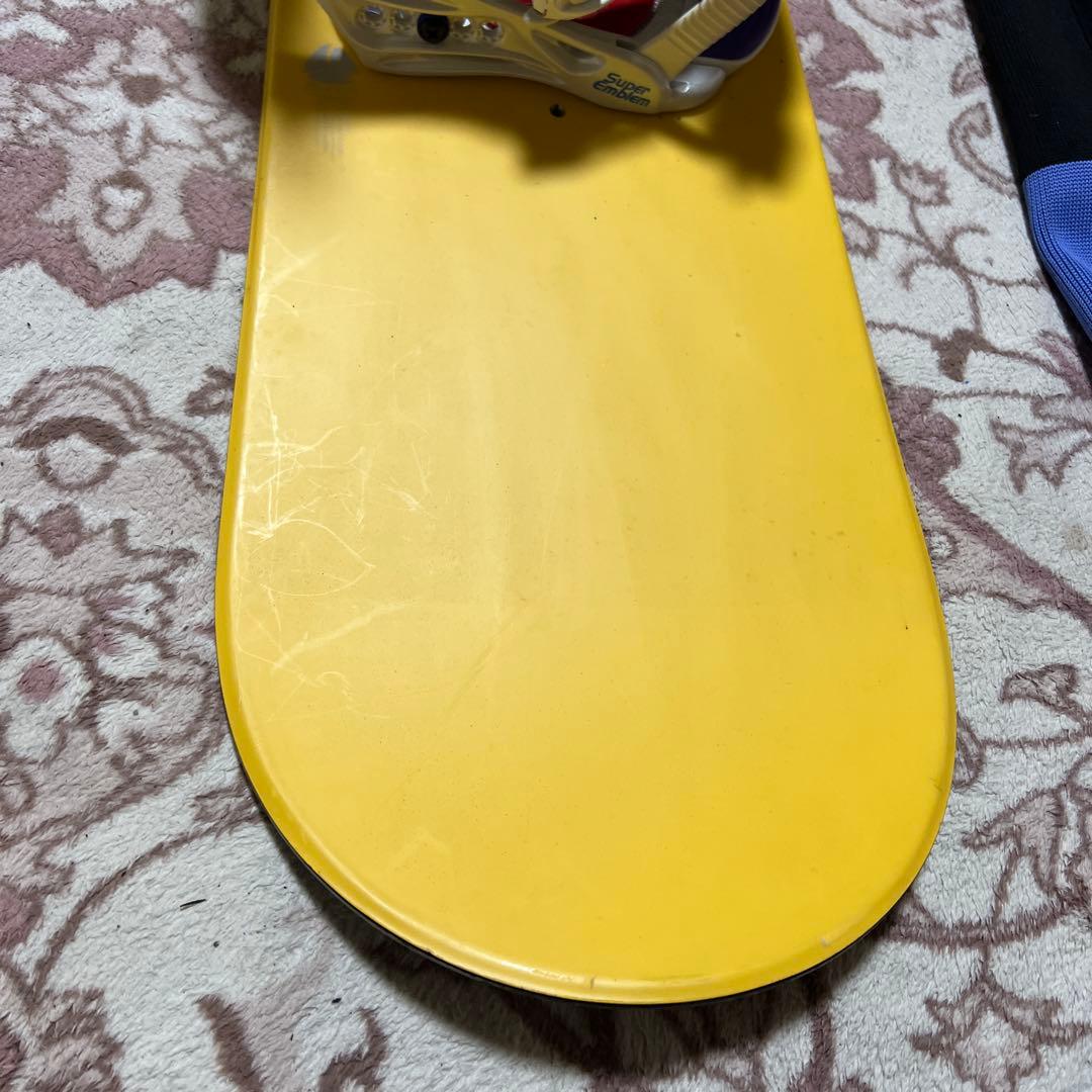 良品 BURTON 143cm バイン付 スノーボードセット 子供 レディース