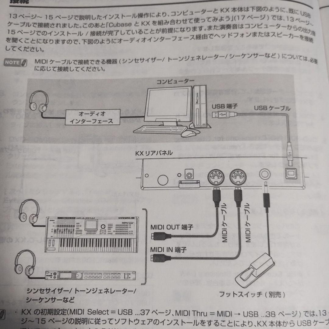 動作良好　YAMAHA USB キーボードスタジオ　kX25 セット